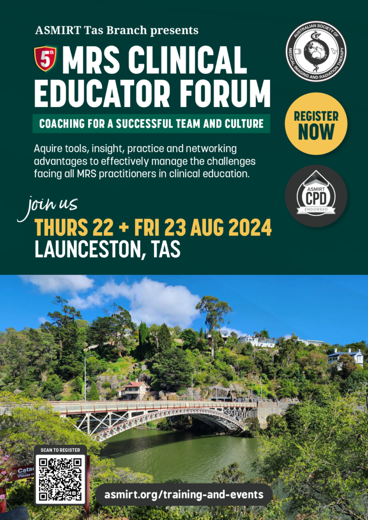 MRS Clinical Educator Forum - ASMIRT